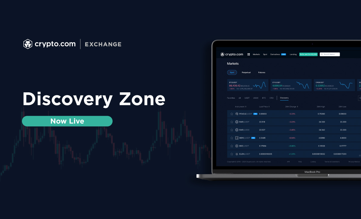 Crypto.com Exchange Launches Discovery Zone and the Trading Rules Page