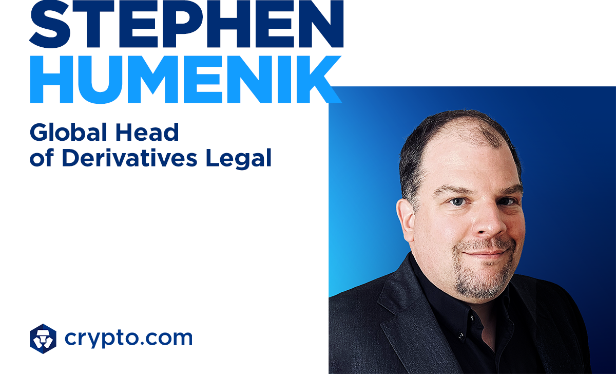 Crypto.com Names Stephen Humenik Global Head of Derivatives Legal